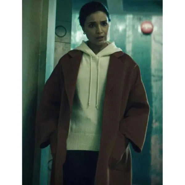 Gen V Indira Shetty Brown Wool Coat – Jacketage